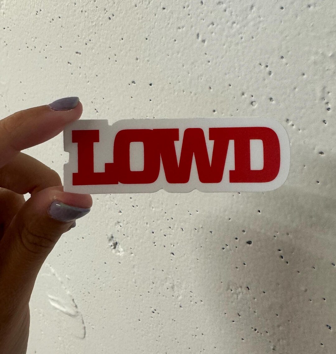 LOWD Sticker - Etsy