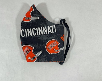Cincinnati Bengals Face Mask | Etsy
