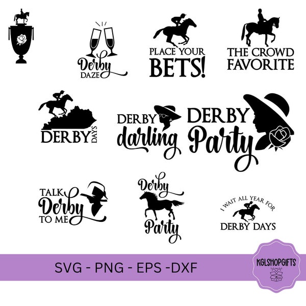 Derby Svg - Etsy