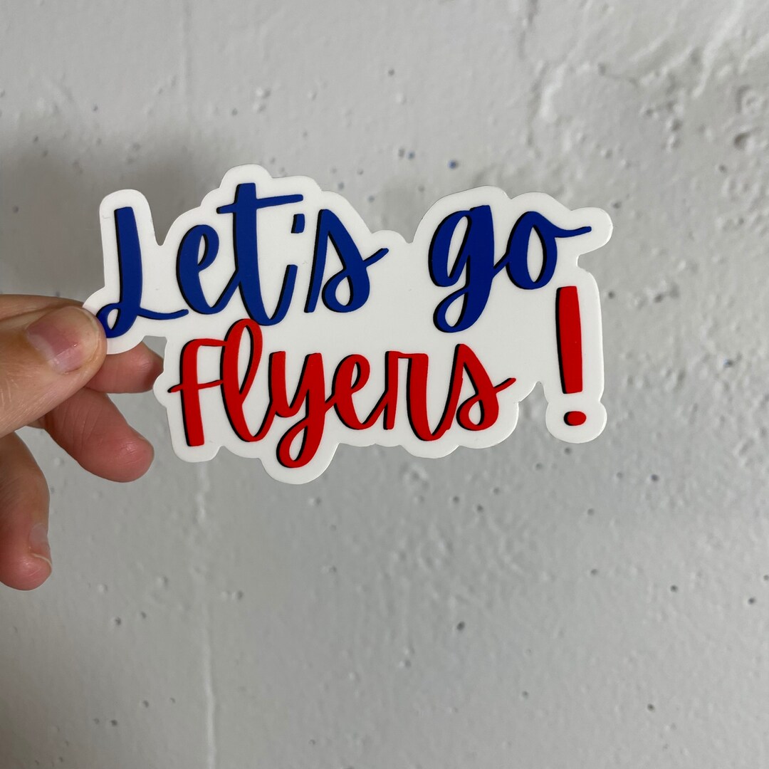Lets Go Flyers Sticker - Etsy