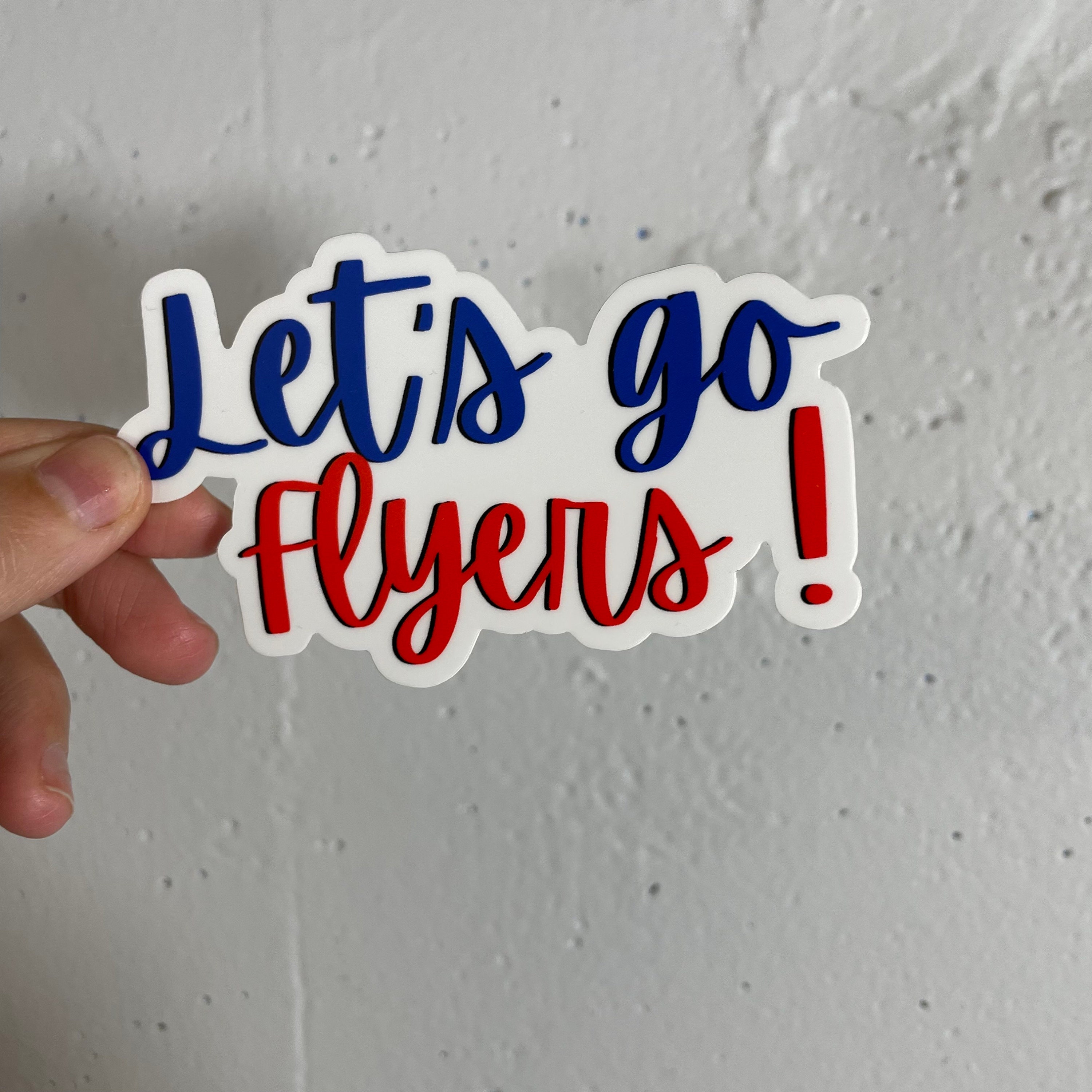 Lets Go Flyers Sticker - Etsy