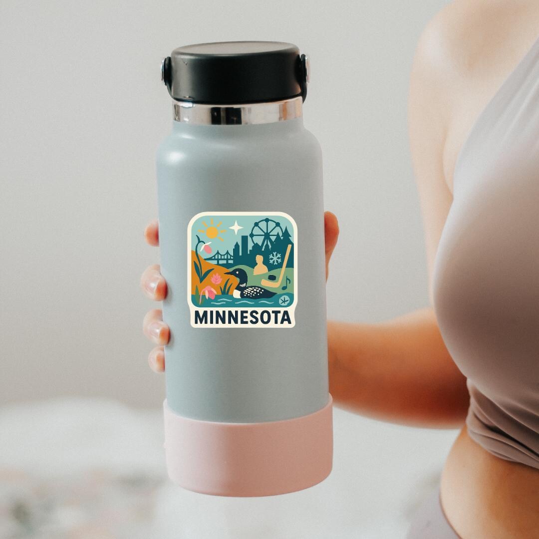Minnesota Icon Sticker - Etsy