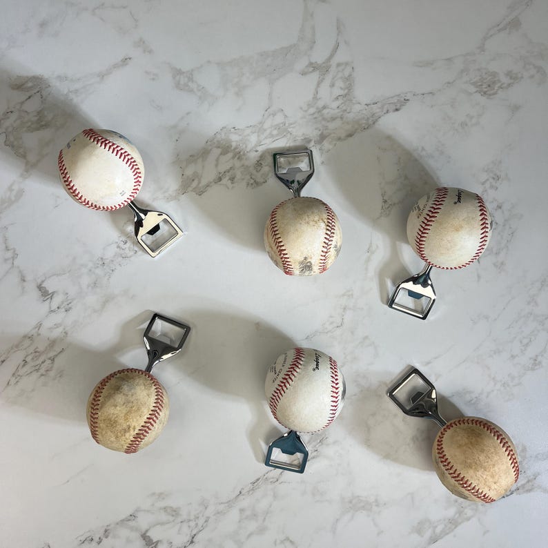 Baseball and Baseball Bat Bottle Openers - Etsy