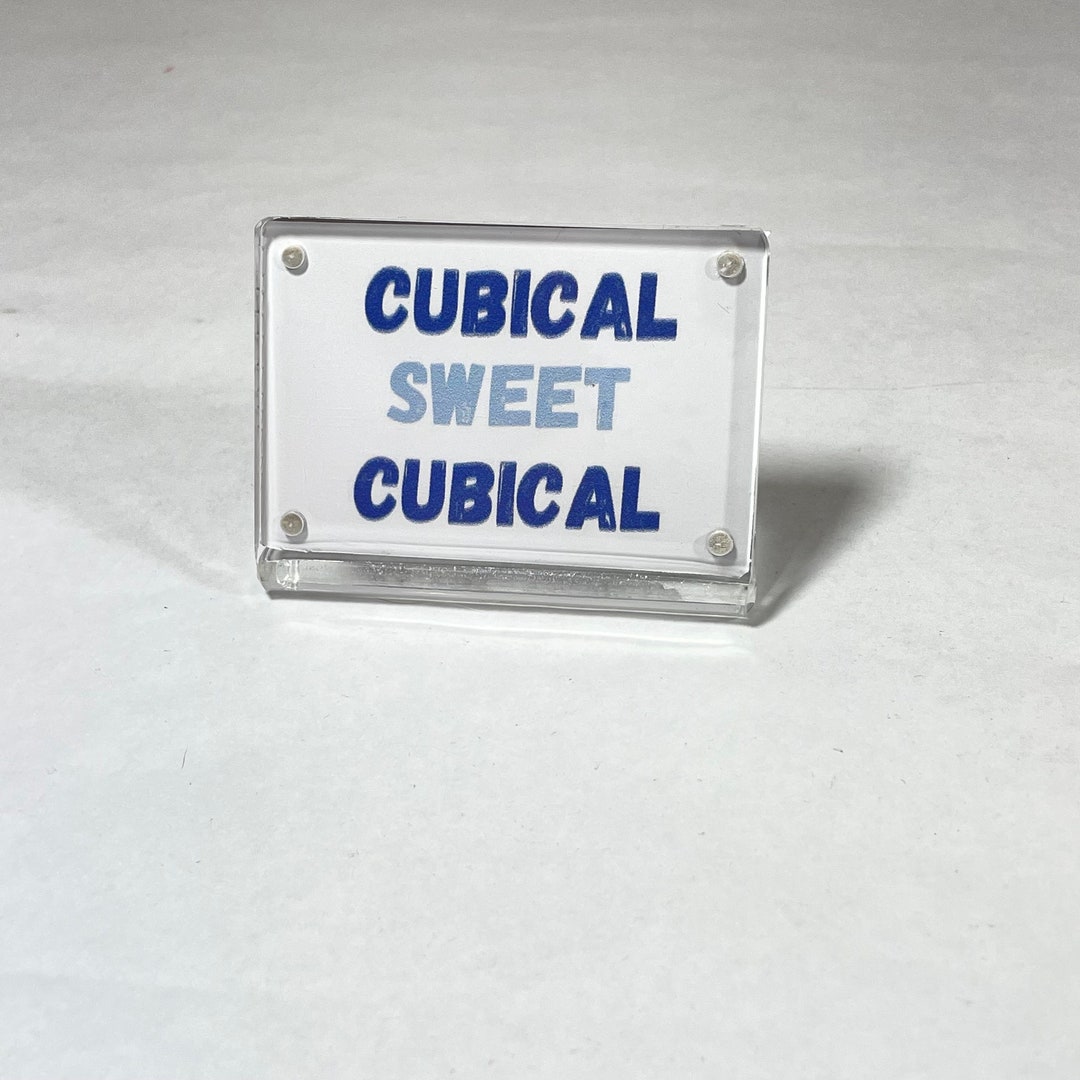 Cubical Sweet Cubical Sign - Etsy