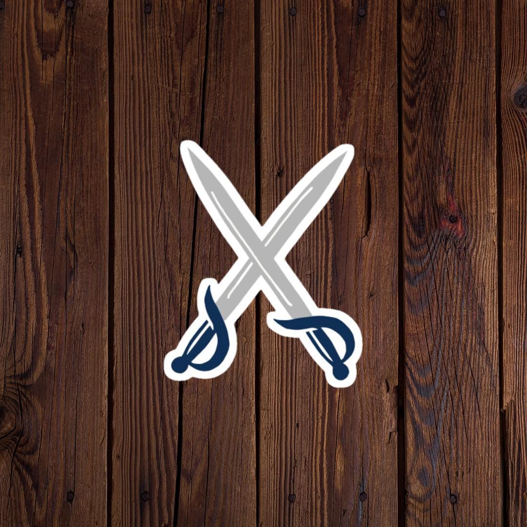 Sword X Sticker - Etsy