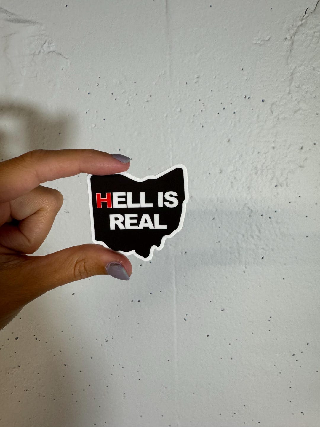 Hell is Real Ohio Sticker (2x2) - Etsy