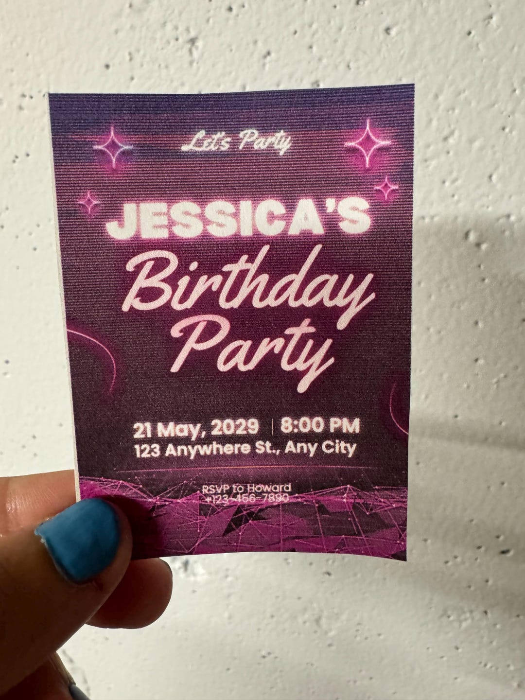 Birthday Party Invitation Custom Template - Etsy