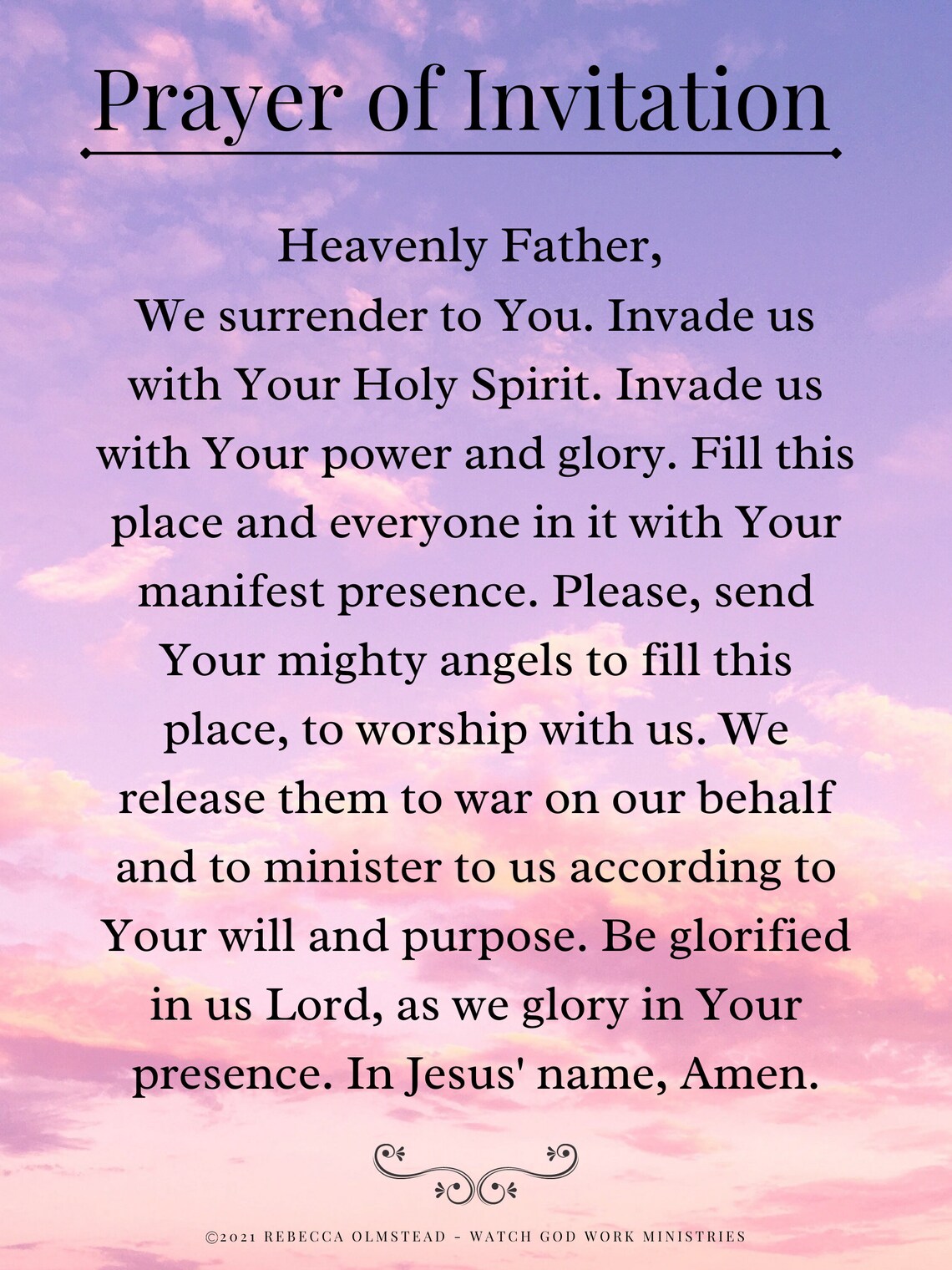 6 Printable Power Prayer Posters - Etsy