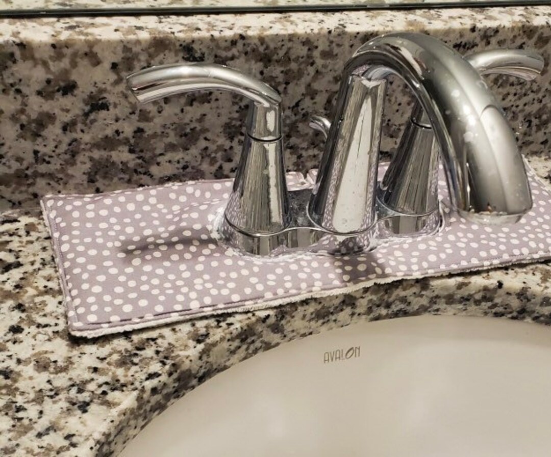 Faucet Splash Catcher/bathroom Sink Splash Catcher/hole 6x2 - Etsy