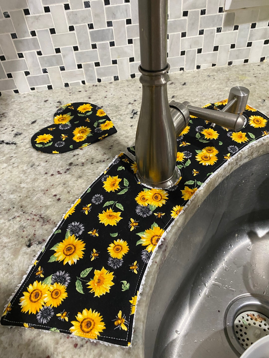 Drip Catcher, Kitchen Accessories, Sink Accessory, Faucet Bib, Faucet ...