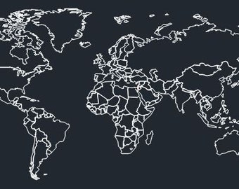 Europe Map Dwg - Etsy