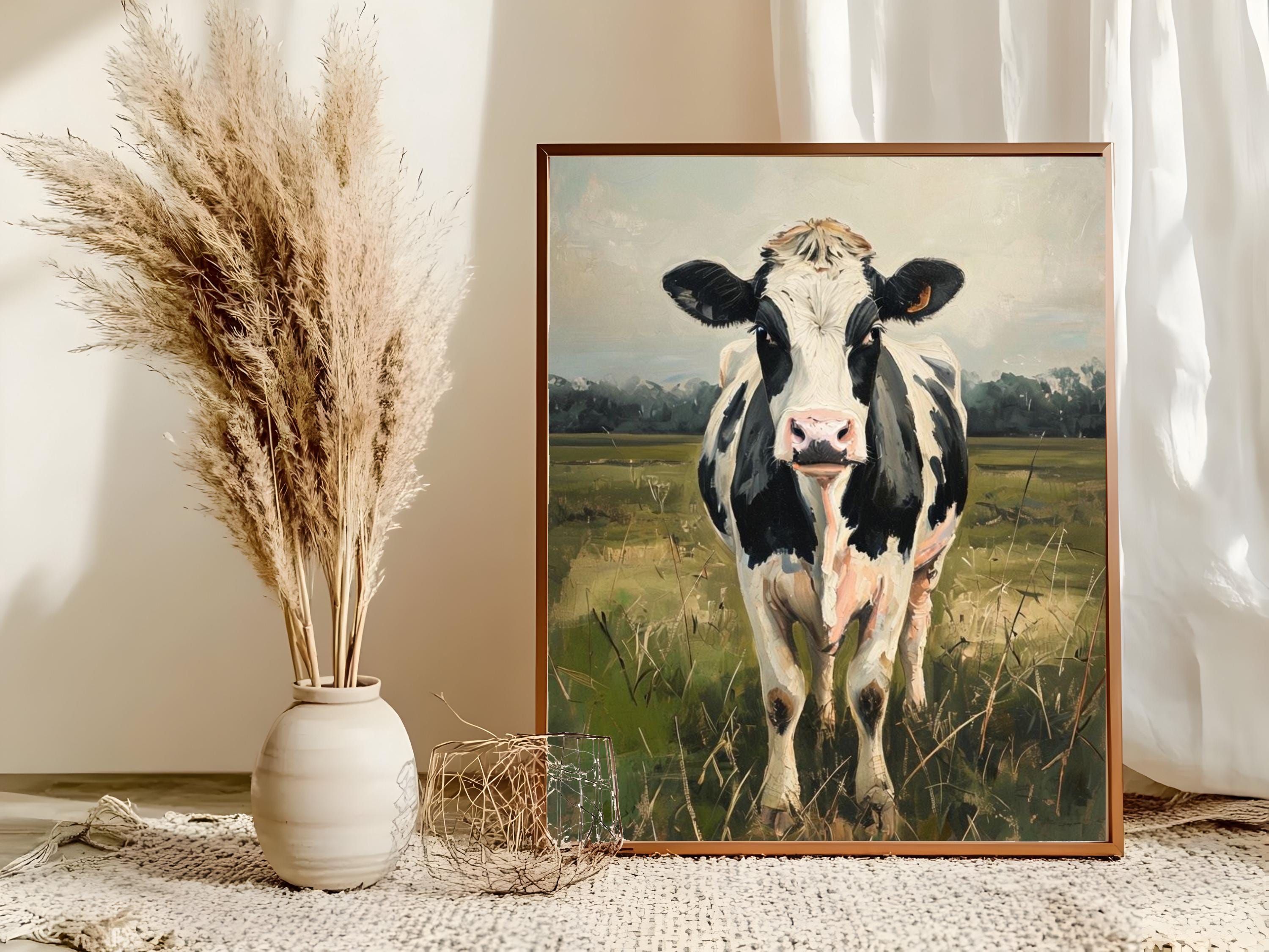 Highland Cow Print – Abstract Farmhouse Animal Art (digital Download ...