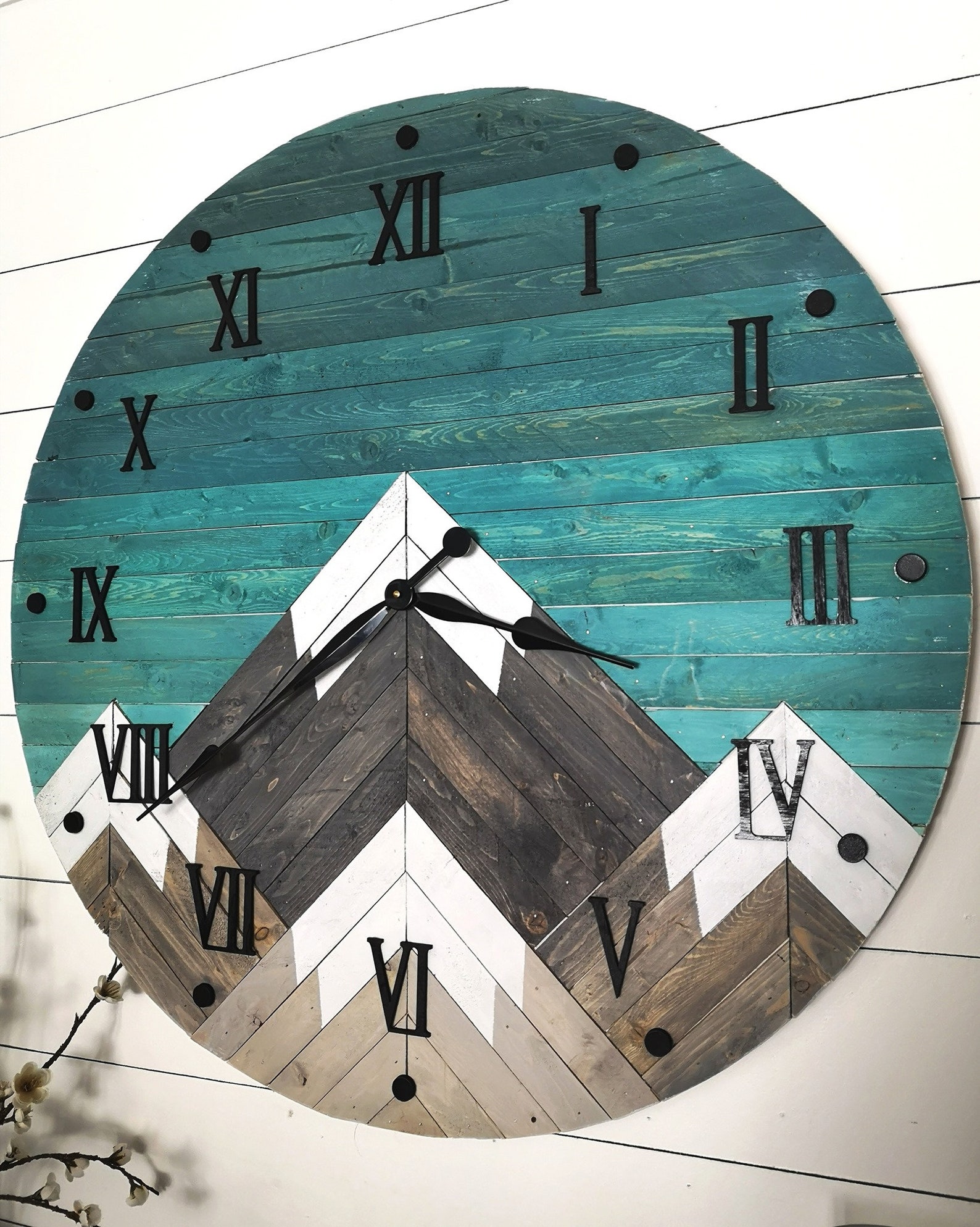 Mountain Clock - Etsy
