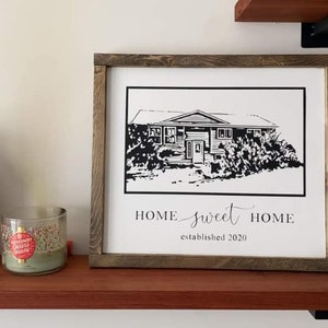 Personalized House Sign - Etsy