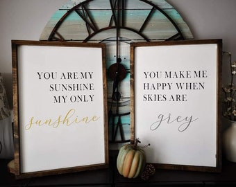 You Are My Sunshine Itty Bitty Blocks - Etsy