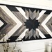 Geometric Pattern Wood Piece - Etsy