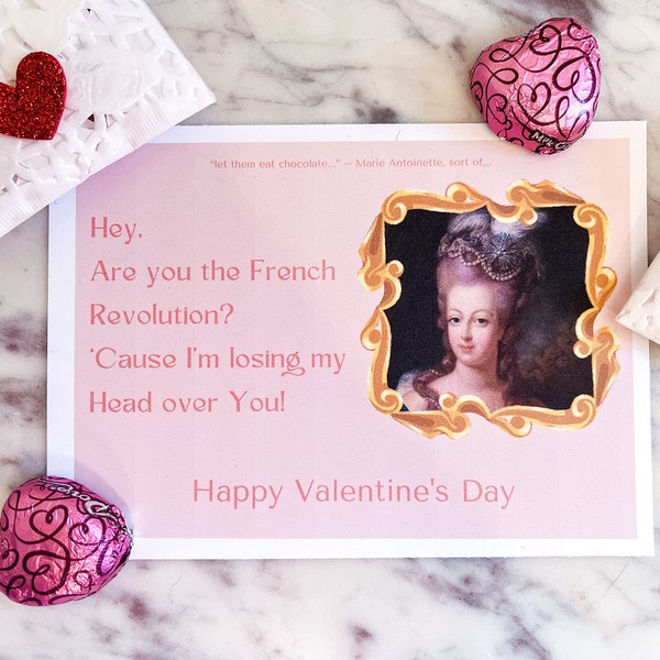 Marie Antoinette Greeting Card - Etsy