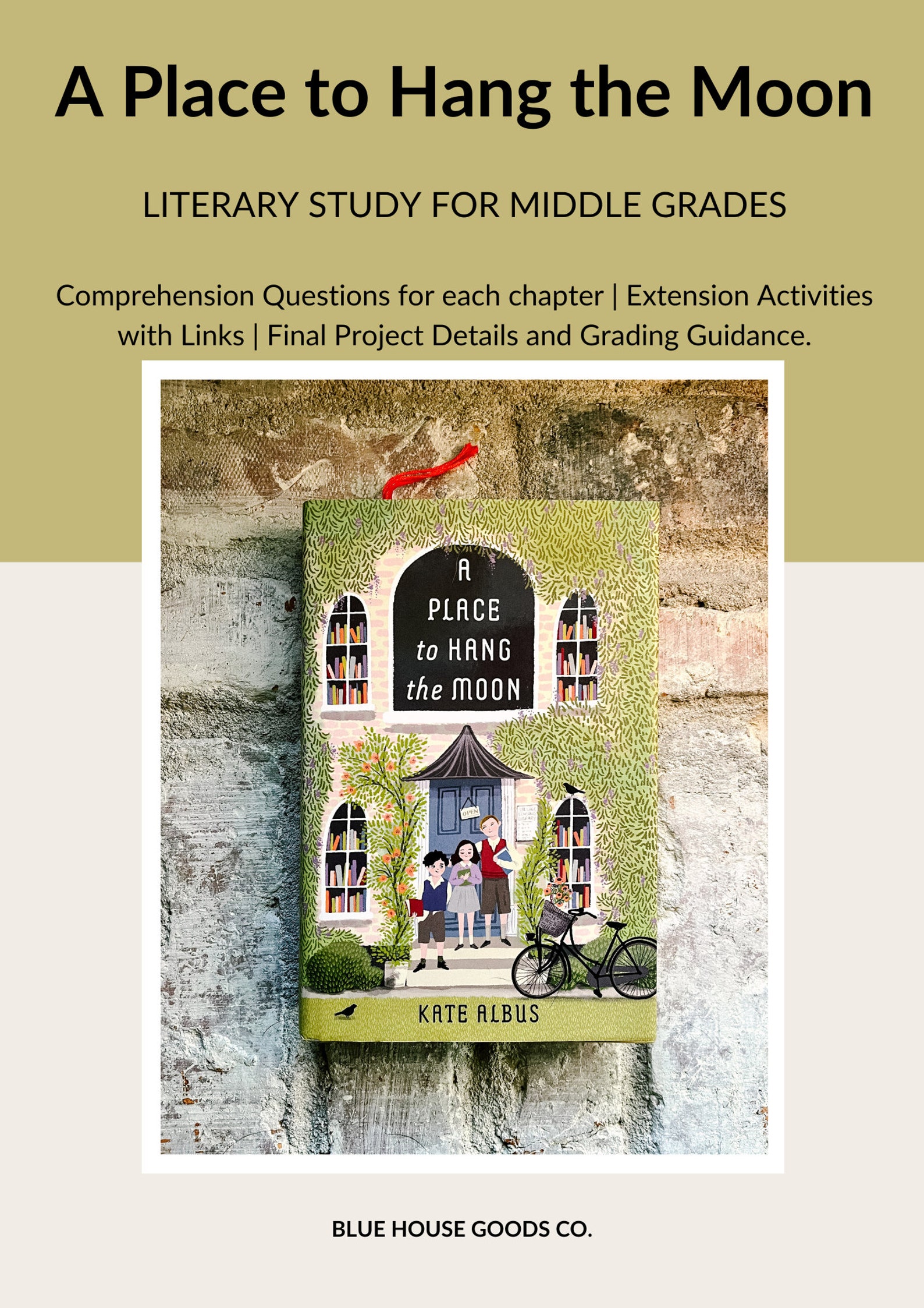 A Place to Hang the Moon Printable Literary Guide | Homeschool ...