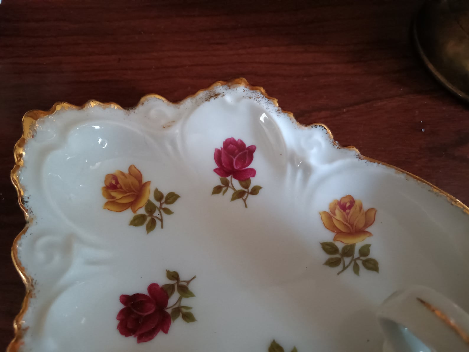 Westminster Australia Old English Rose Embossed Trinket Dish Circa 1960 ...