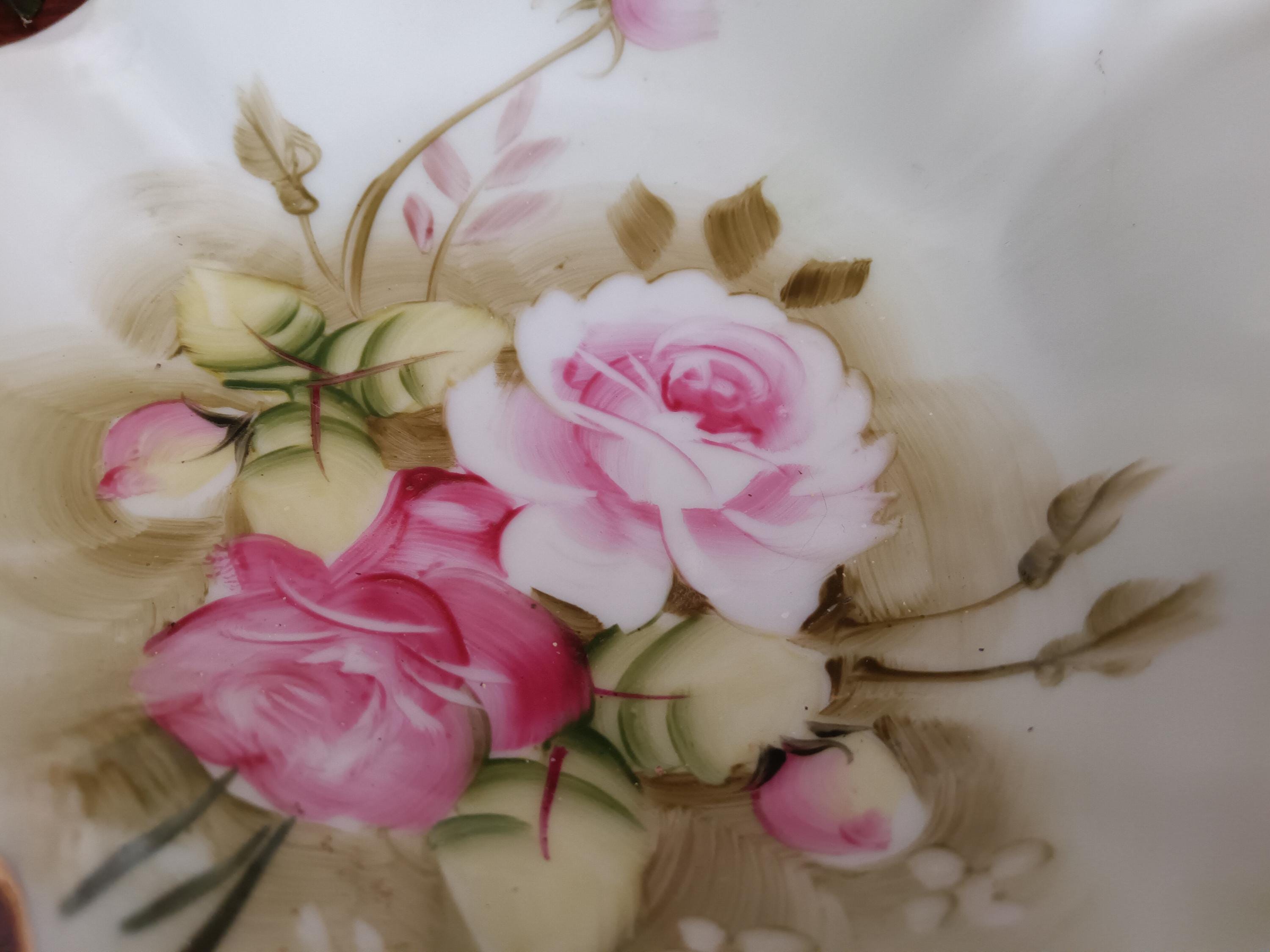 Vintage Lefton China Heritage Rose Candy/trinket Dish #1860 ...
