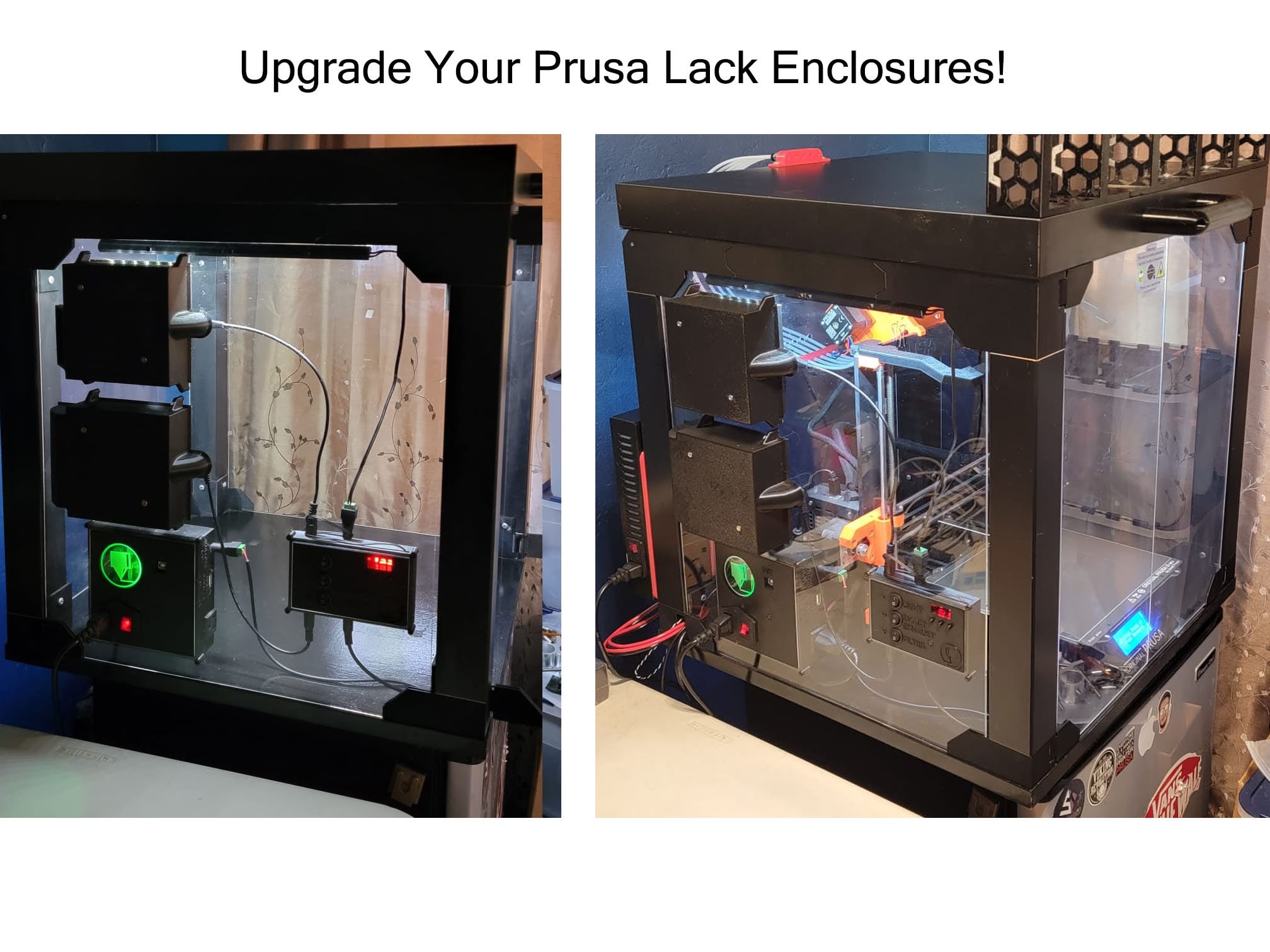 DIY Lack IKEA V2 3D Printer Enclosure Environment Control Panel Kit ...