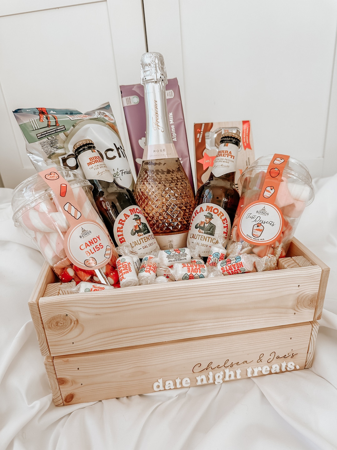 Personalised Date Night Crate - Etsy