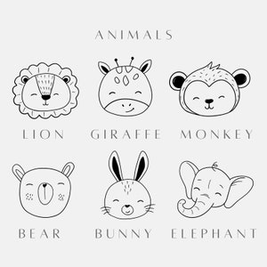 Personalised First Animal Birthday Board | Reusable Birthday Whiteboard ...