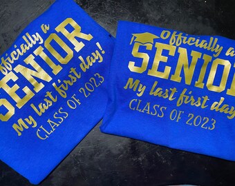 Officially a Senior - Etsy