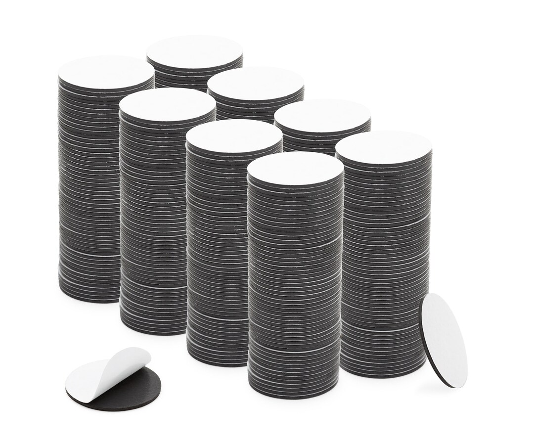 Magnetic Dots 3/4 Magnet Circles Self-adhesive Magnetic Coins for ...