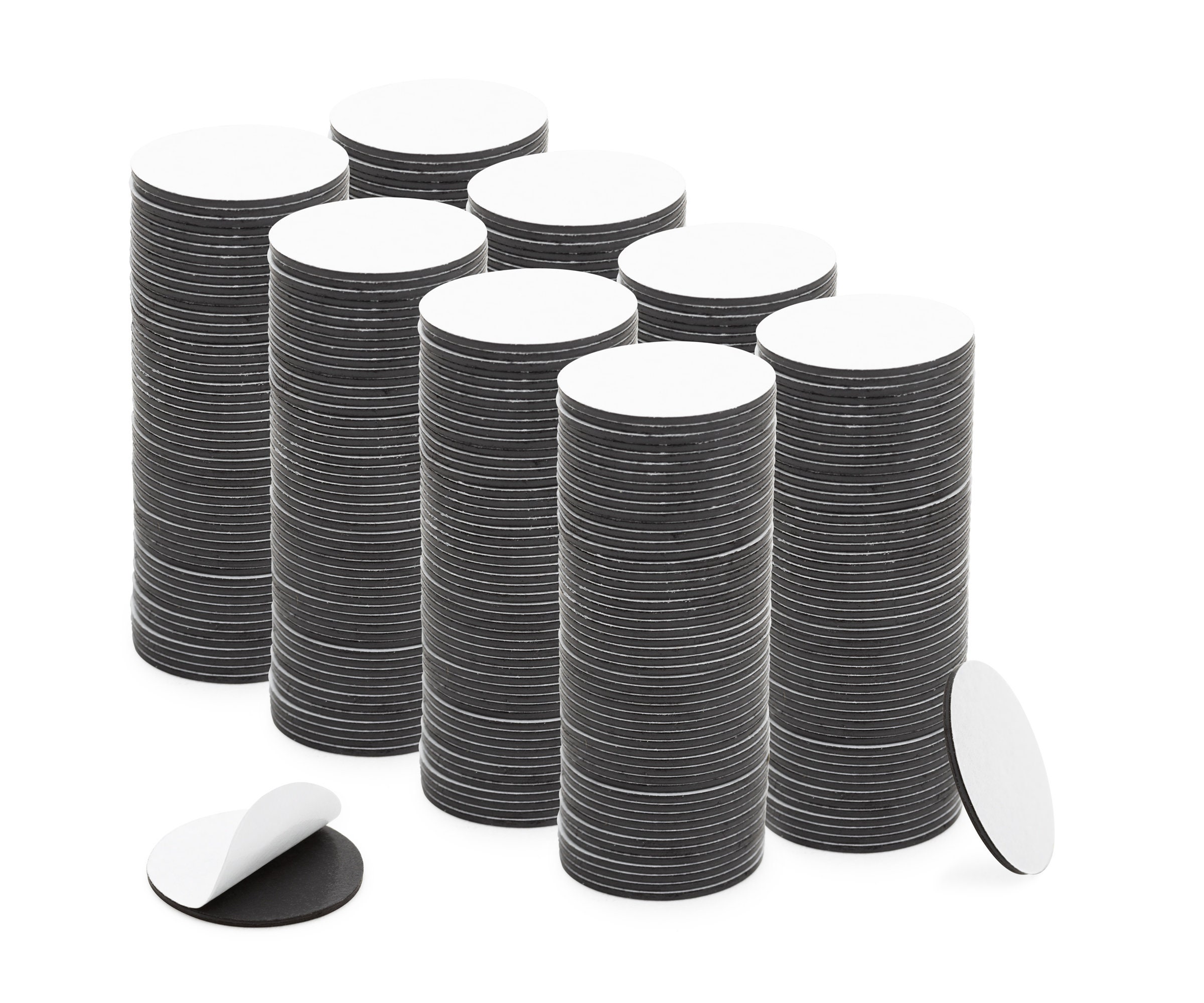 Magnetic Dots 3/4 Magnet Circles Self-adhesive Magnetic Coins for ...