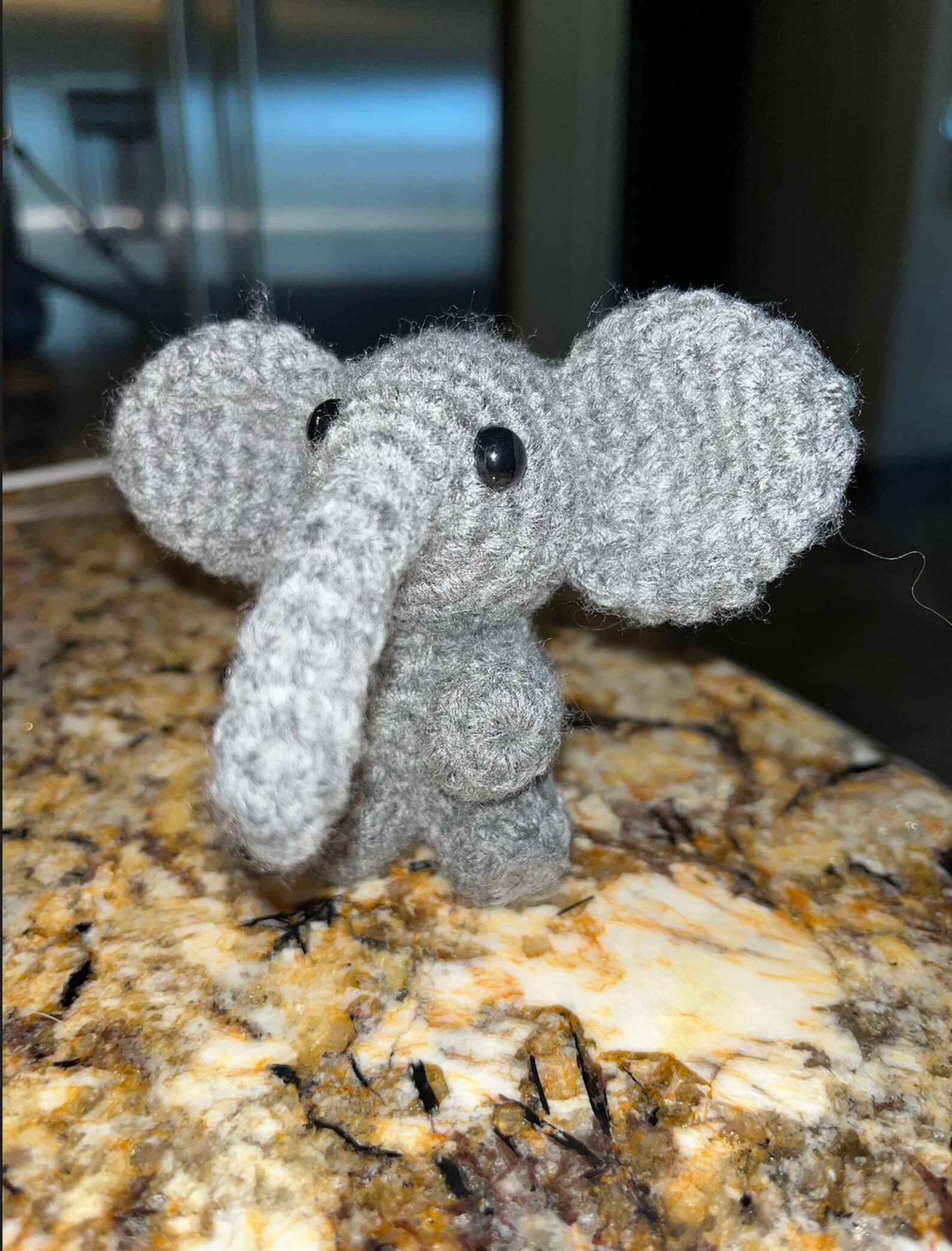 Mini Elephant Plush, Safari Animal Plushie, Elephant Amigurumi, - Etsy