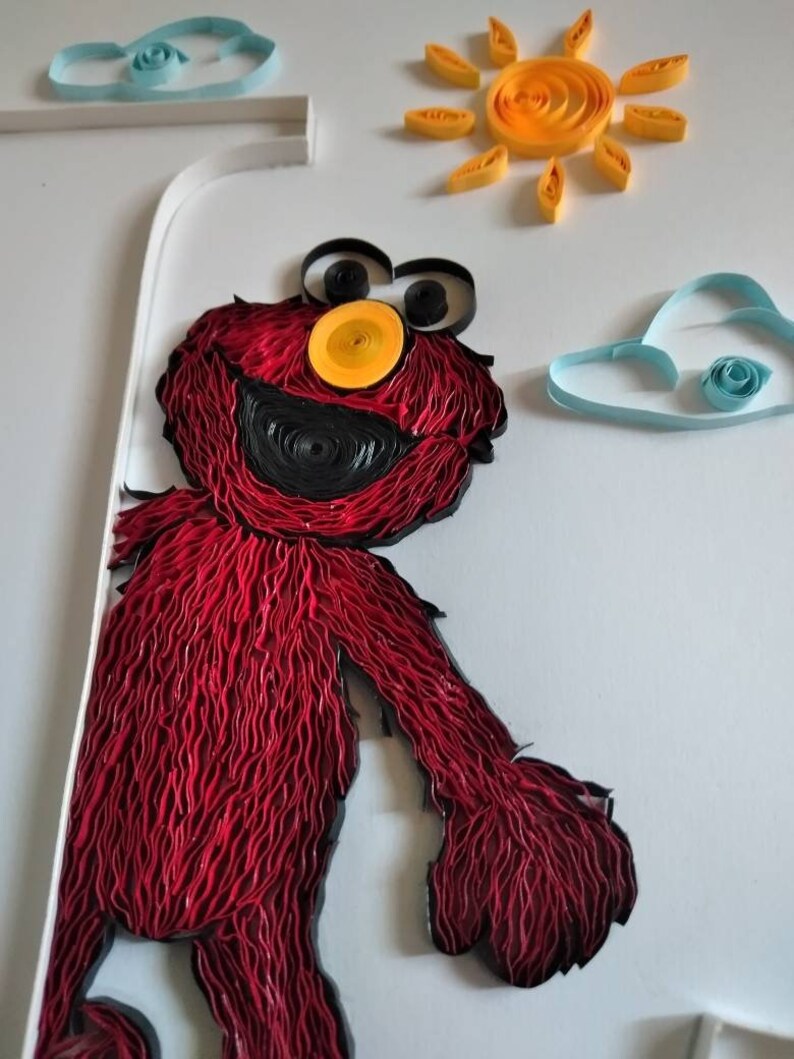 Elmo Letter L Monogram - Etsy