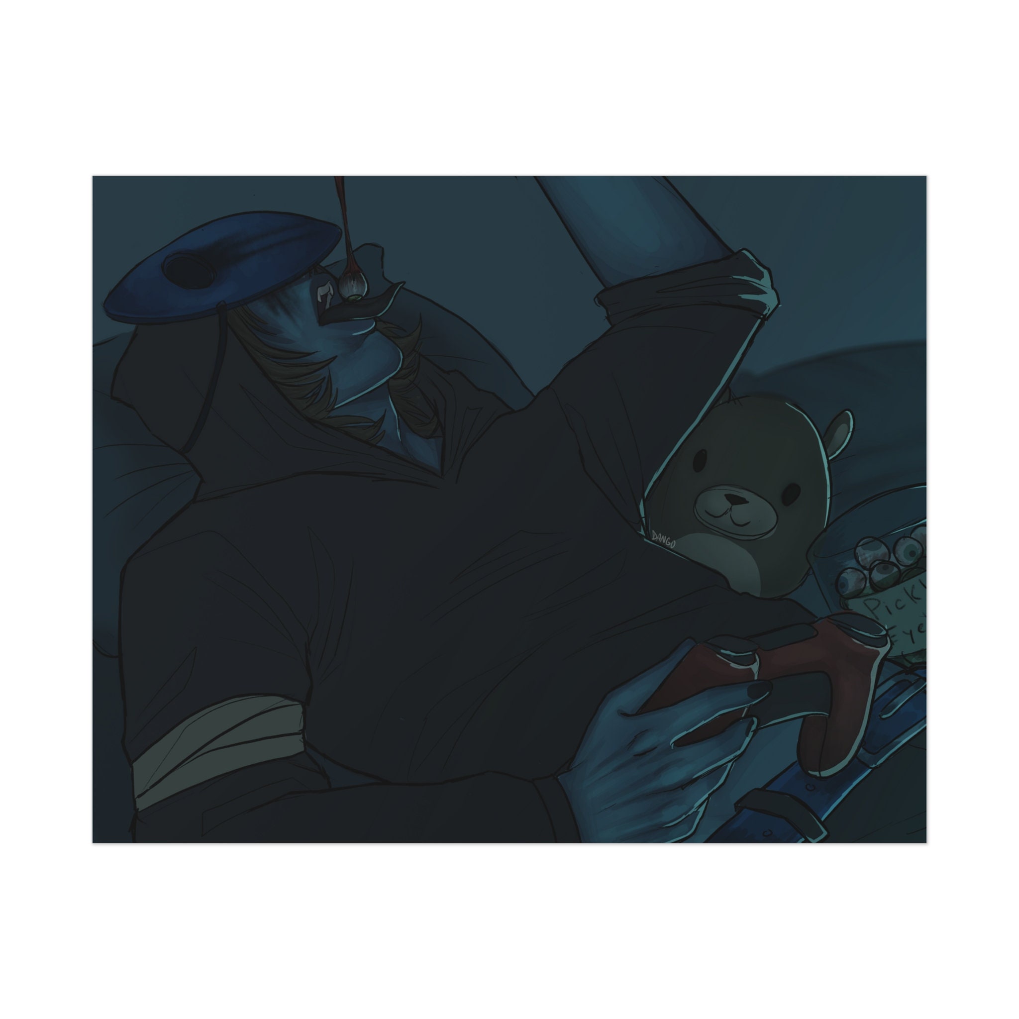 Eyeless Jack Fan Art Print Etsy