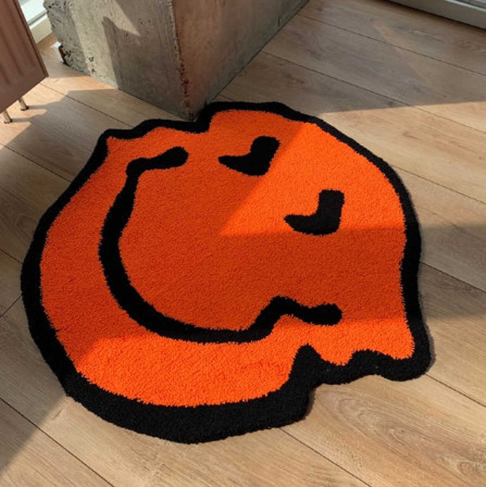 Smiley Face Rug Weicher Twisted Smile PlüschTeppich Teppich - Etsy Schweiz