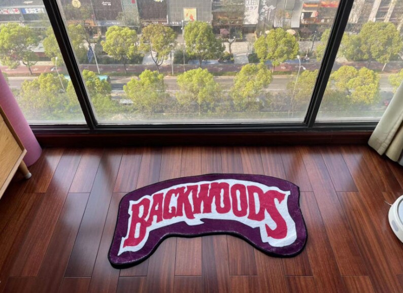 BACKWOODS Fluffy Rugs Carpets for Living Room Plush Rug - Etsy Finland