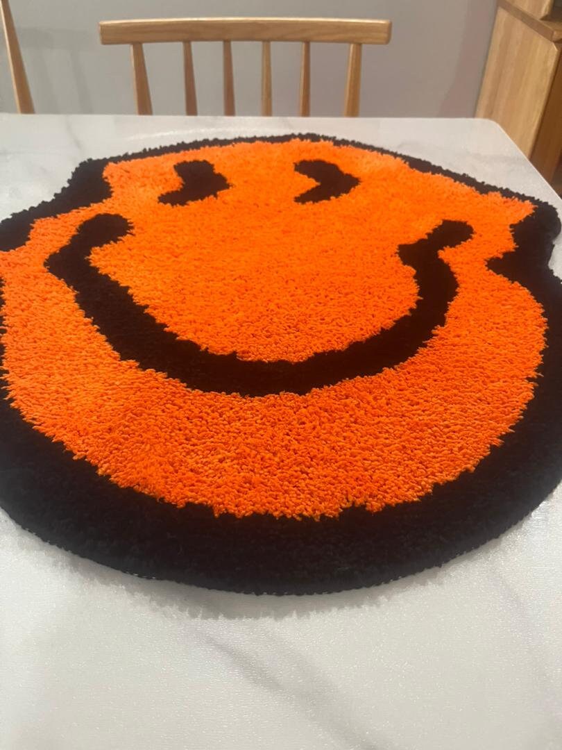 Smiley Face Rug Weicher Twisted Smile PlüschTeppich Teppich - Etsy Schweiz
