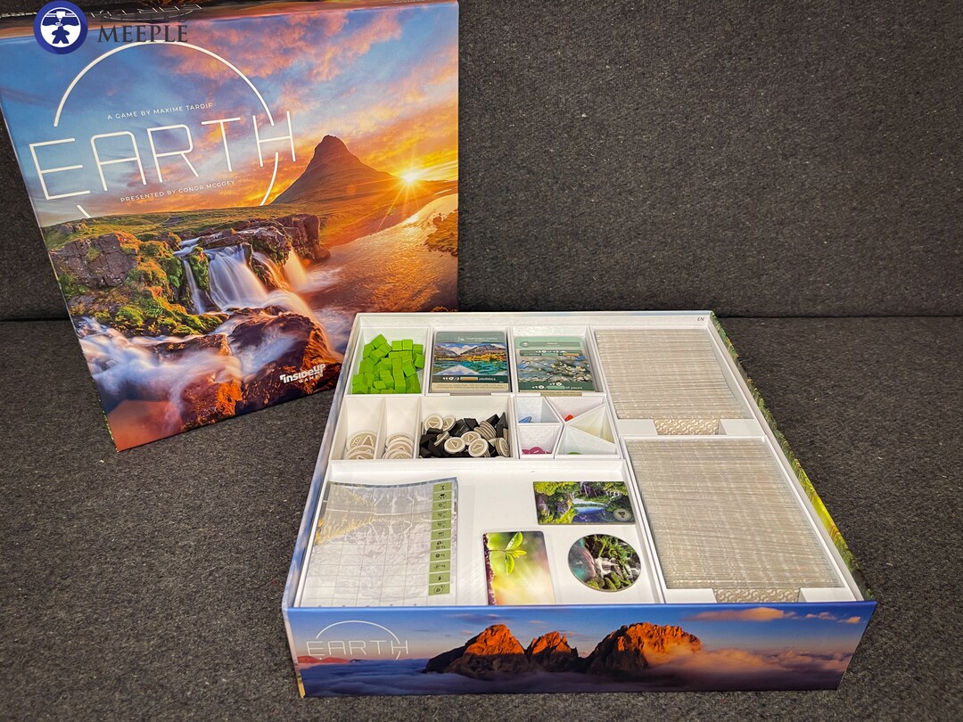EARTH Board Game Insert (game NOT Included) - Holds the Adundance ...