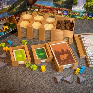 Cascadia Board Game (fits Landmarks Expansion) Organizer Insert With ...