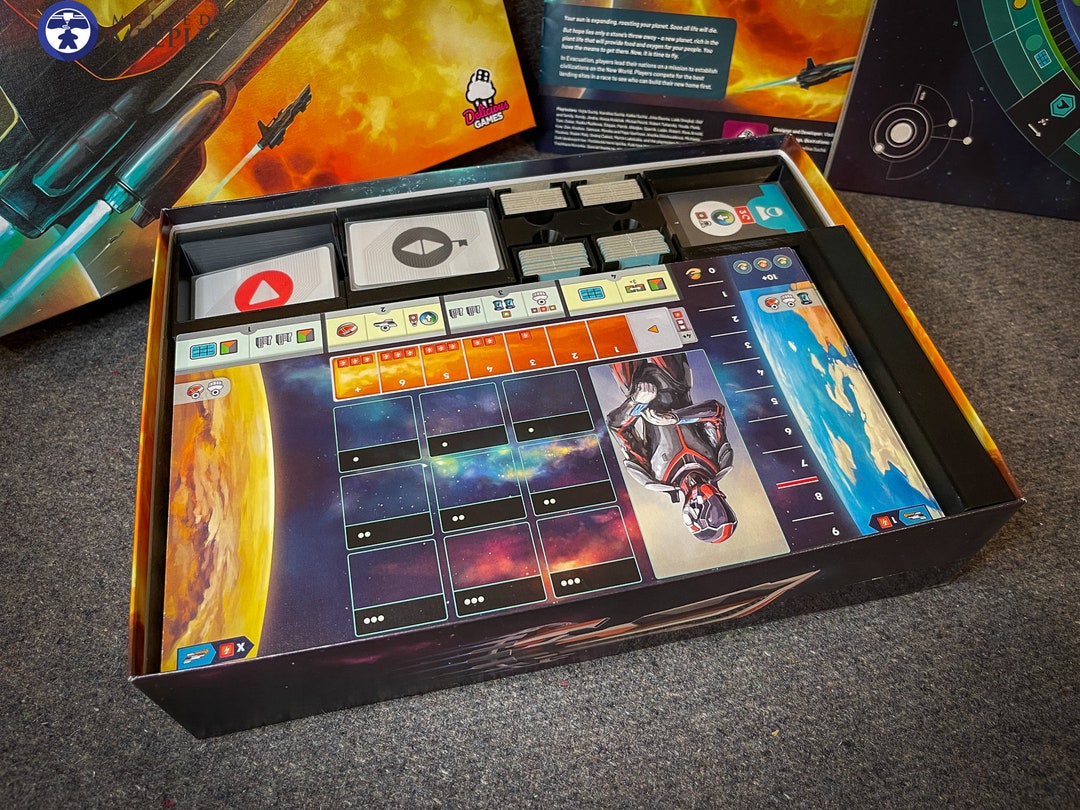 Evacuation Board Game Organizer/insert (game NOT Included) - Etsy