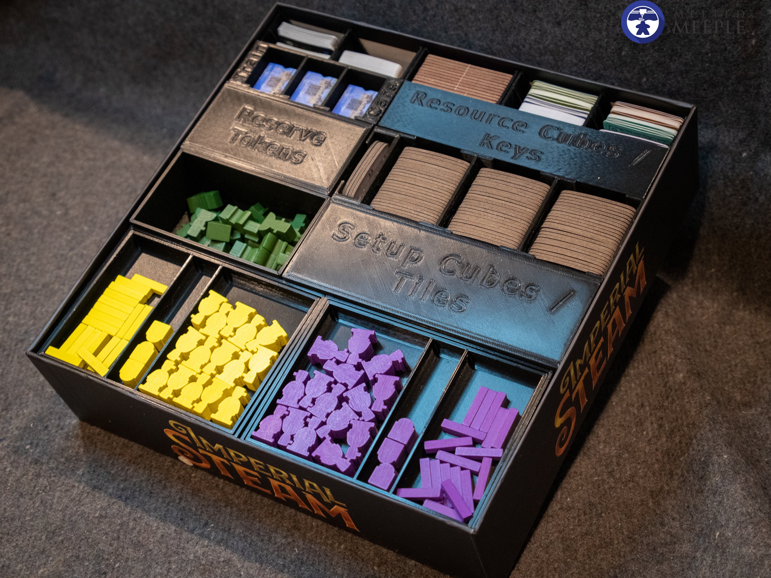 Imperial Steam Board Game Organizer Insert | Etsy