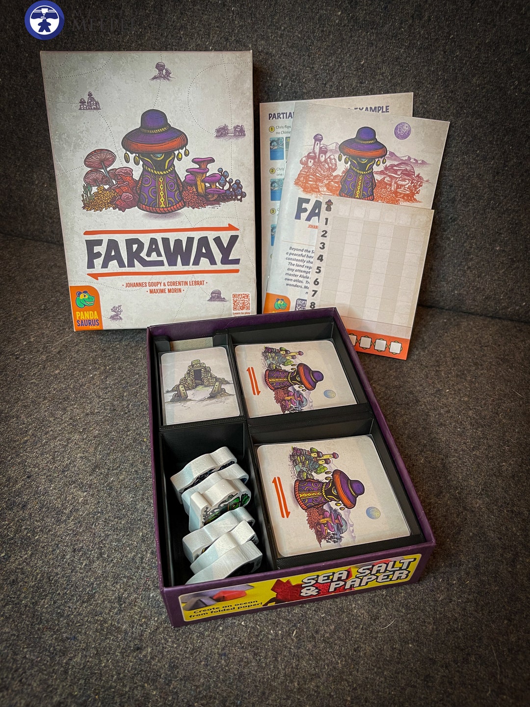 Faraway Board Game Organizer/insert (game NOT Included) - Etsy
