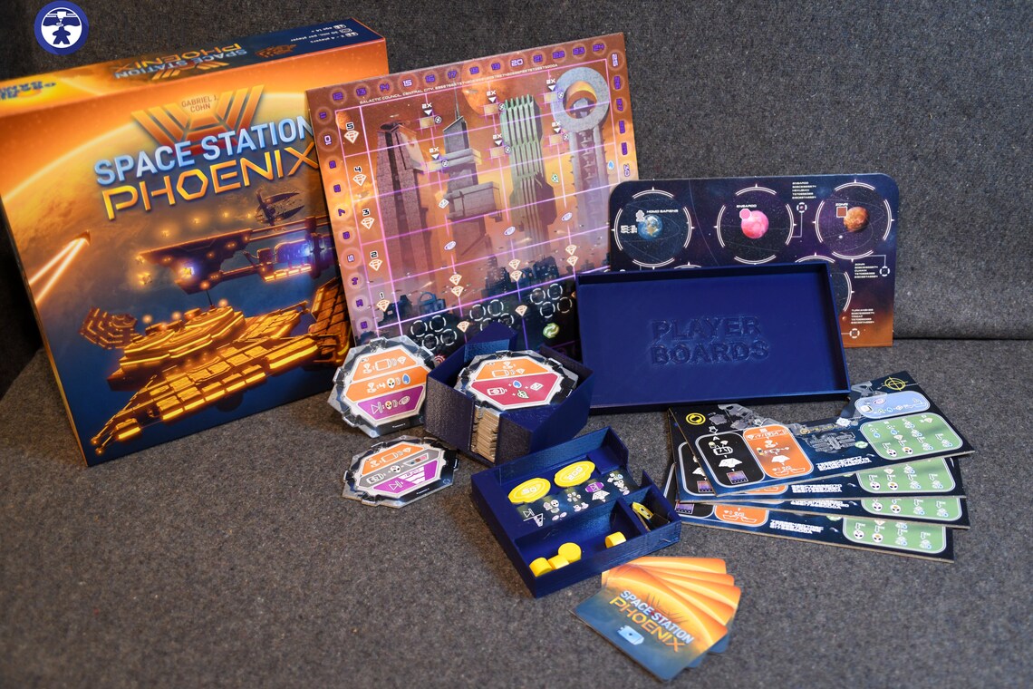 Space Station Phoenix Board Game Insert - Etsy