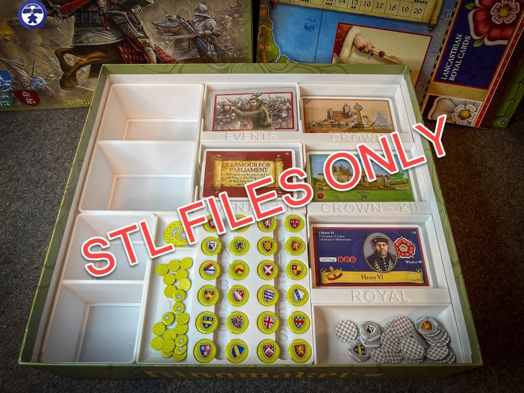 STL Files - Kingmaker (2023) Board Game Insert ***STL Files ONLY*** - Etsy
