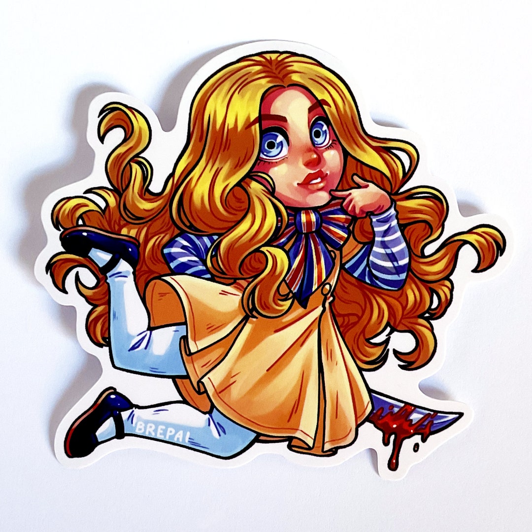 Horror Icon: M3GAN Vinyl Sticker - Etsy