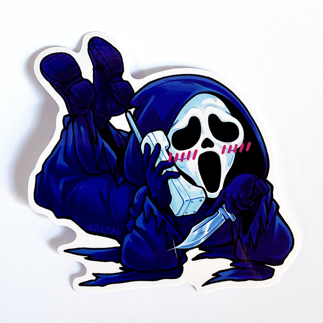 Horror Icon: Ghostface Vinyl Sticker - Etsy Australia