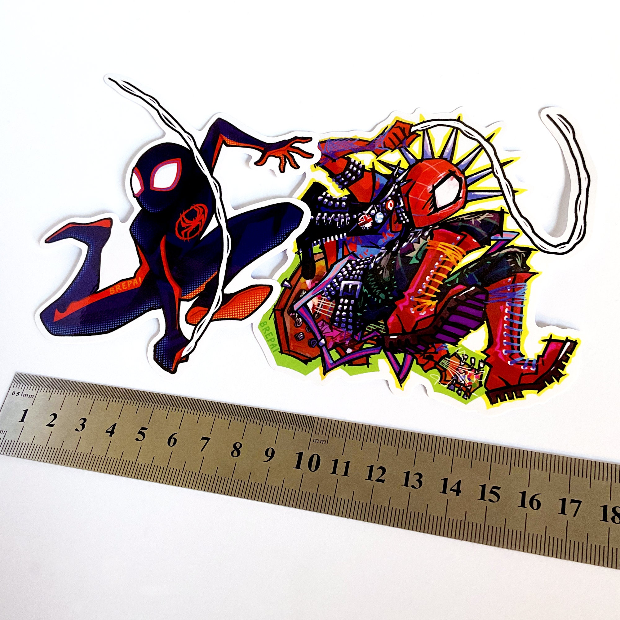 Across the Spiderverse Vinyl Sticker Set - Etsy Australia