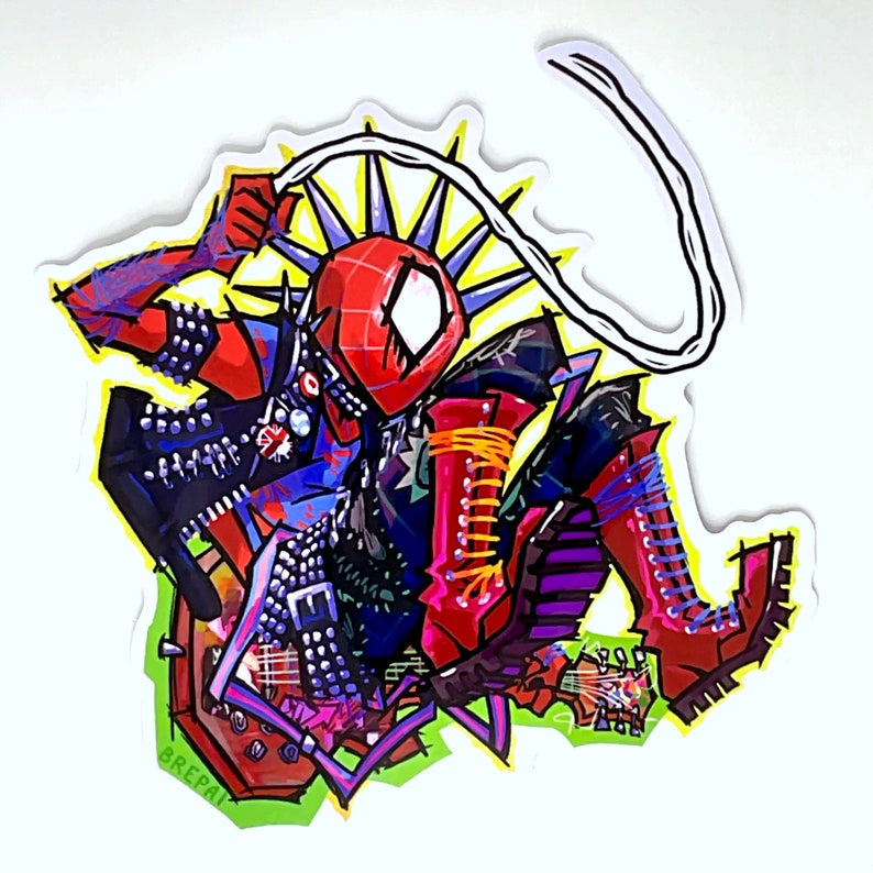Across the Spiderverse Vinyl Sticker Set - Etsy