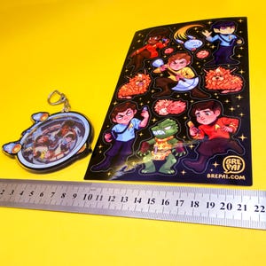 ST4R TR3K Original Series Sticker Sheet and Shaker Charm - Etsy