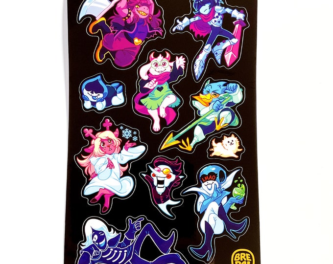 Deltarune Sticker Sheet - Etsy