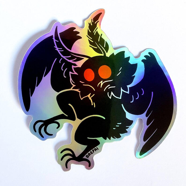 Holographic Cryptids Vinyl Sticker Set - Etsy